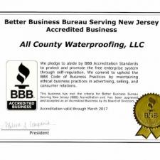 Certifications | New Jersey Basement Waterproofing | All County ...
